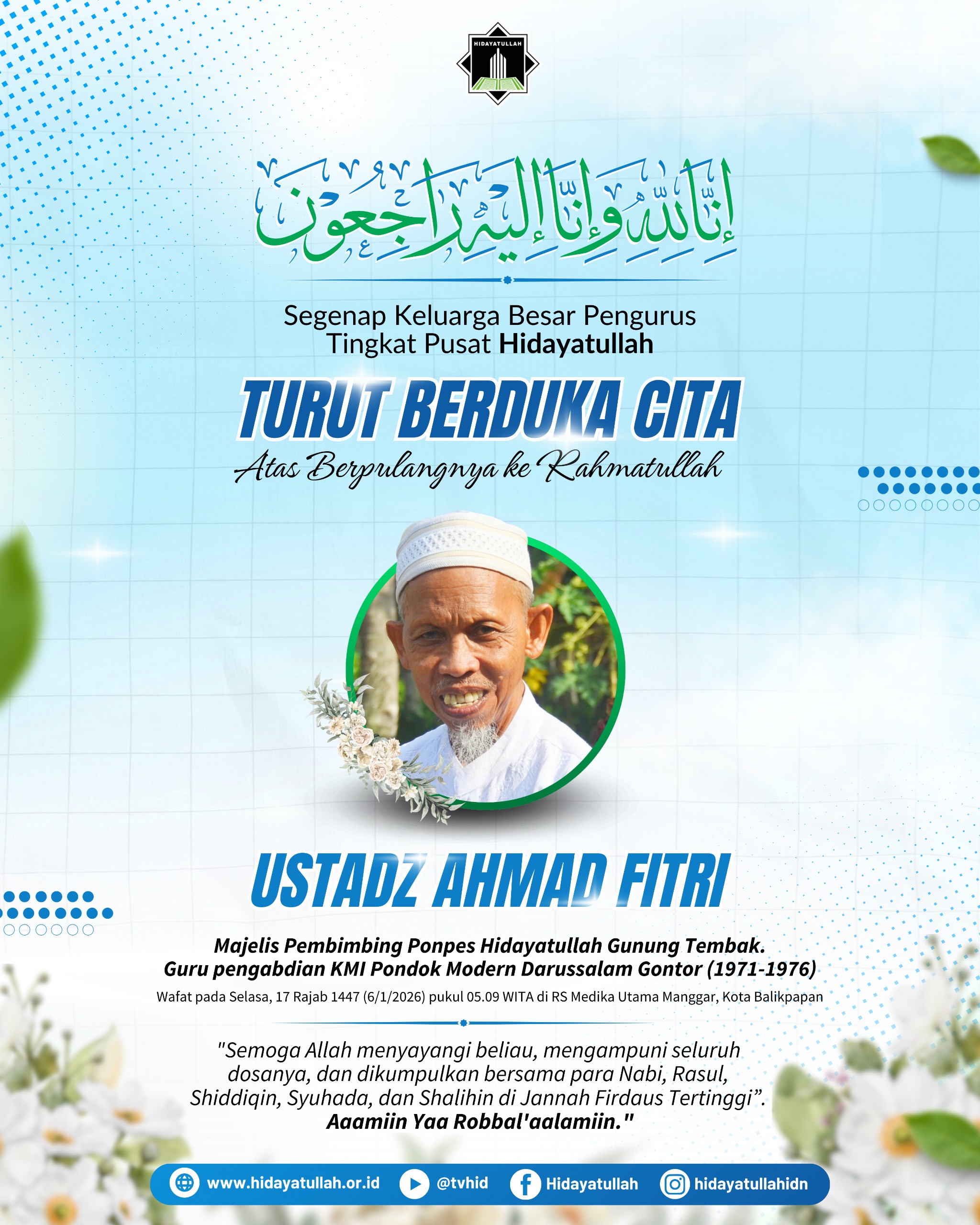 Ustadz Ahmad Fitri Teladan Pendidik yang Menyatukan Ketegasan dan Kasih Sayang | Website Resmi ...